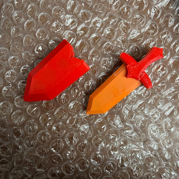 3D Printed Magnetic Fidget Sword Toy: Stress Relief Magnet Play - Etsy