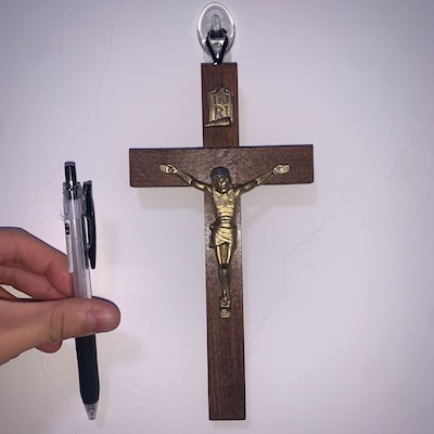 Wooden Cross, Crucifix, Catholic Crucifix, Cross to Hang on the Wall ...