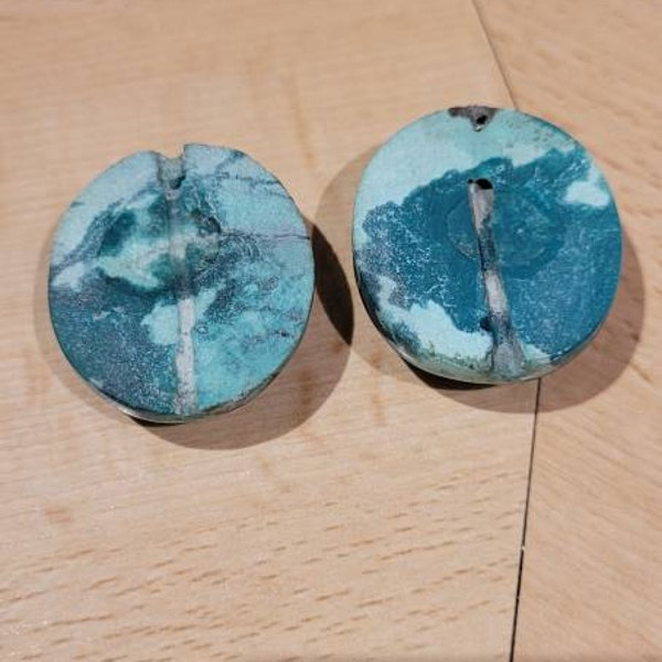 Serpentine Rose Cut Gemstone Slice, 100% Natural AAA+ Serpentine Lot ...