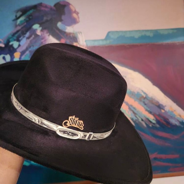 Hand Tooled Leather Hair Clip | Western Claw Clip | Western Hair ...