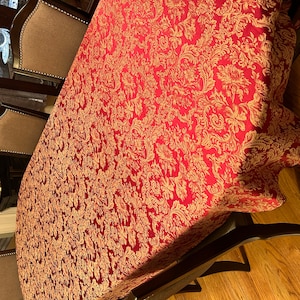 Miranda Damask Table Linen Swatch Card & Sample in All 10 - Etsy