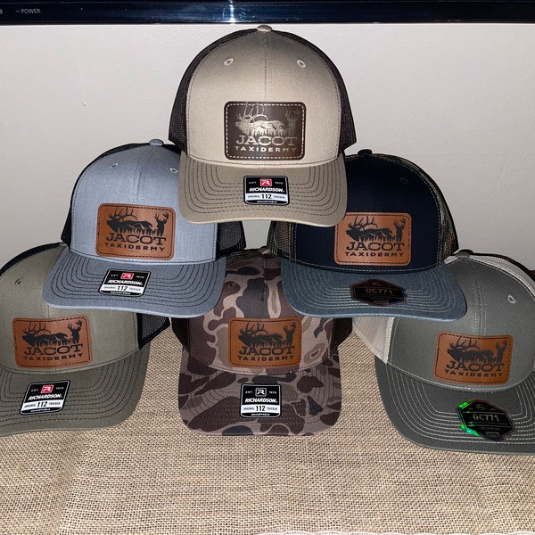 Set of 10 Blank Rawhide Laserable Leatherette Rectangle Patch With ...