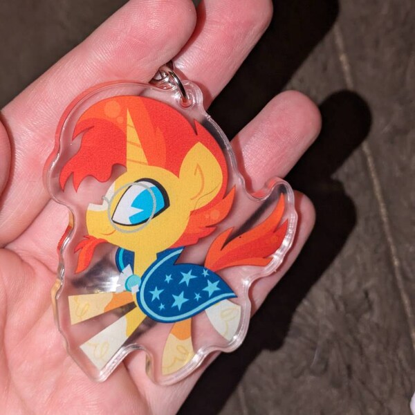 Limestone Pie Acrylic Charm Keychain - Etsy