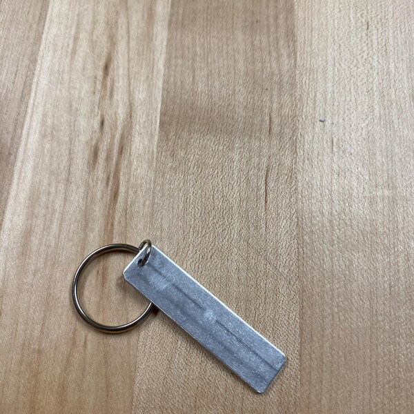 CUSTOM USA Key Chain / Long Distance Love Handstamped America Keychain ...