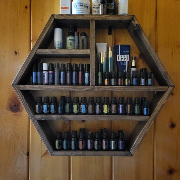 Handmade Essential Oil Shelf - Etsy