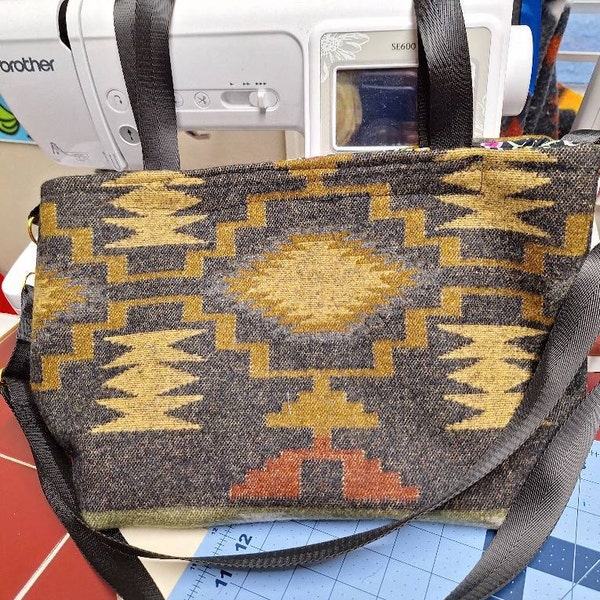 Pendleton Wool Fabric, 19” X 21.5”, "harding" Nez Perce Design, Light ...