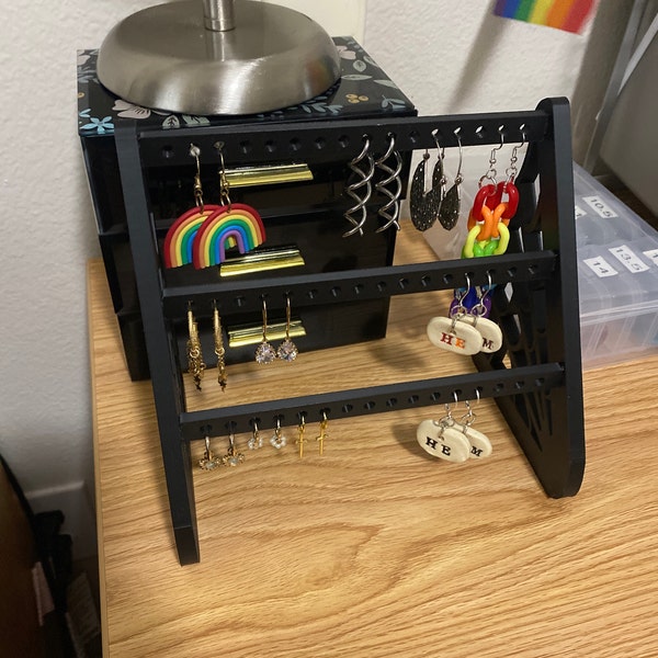 Spiderweb Earring Display Rack Jewelry Standing Spooky Halloween Web - Etsy