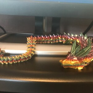 3D Printed Articulated Snake BOA Design by Cinderwing3d - Etsy