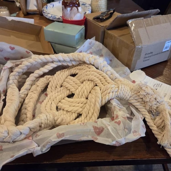 Braided Handfasting Cord With Heart Knot – Boho Wedding Ceremony Rope ...