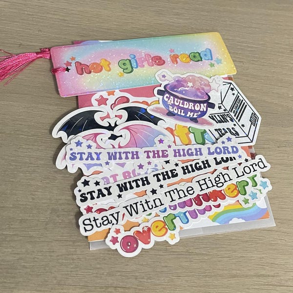 Overthinker Sticker Rainbow Bubble Letters Motivational Sticker Y2k ...