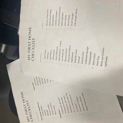 Kitchen Essentials Printable Checklist, Kitchen Inventory, Kitchen ...