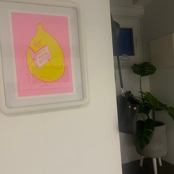 Bitter Lemon 2bmcr SUMMER NEON EDITION Cute Fruit Neon Pink Dotty A4 Risograph Print - Etsy