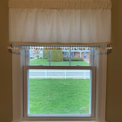 Sea Shells & Wood Fringe Trim Tropical Shell Beach Decor - Etsy