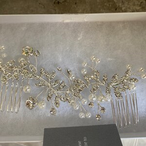 Crystal Bridal Hair Piece Bridal Diamond Hair Piece Diamond - Etsy