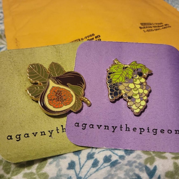 Fig Enamel Pin - Etsy