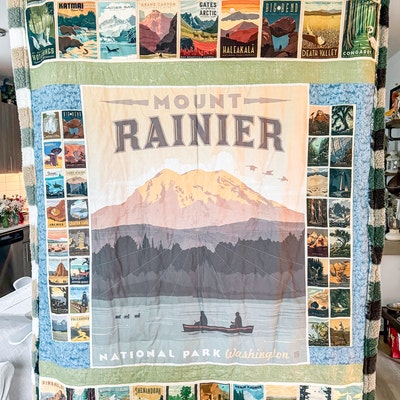 SALE National Parks Poster Panel Yosemite PD13298 by Riley Blake ...