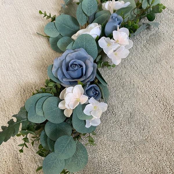 Dusty Blue Wedding Arch Flower Package: Eucalyptus Garland - Etsy