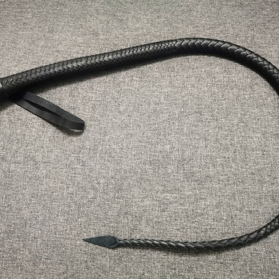 Leather Whip, BDSM Whip, Bullwhip 145 Cm, Single-tailed Lash - Etsy