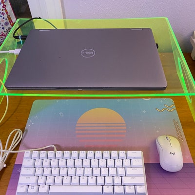 Cute Pastel Purple Kawaii Desk Mat Cute, Cute Mousepad, Cute Desk Pad ...