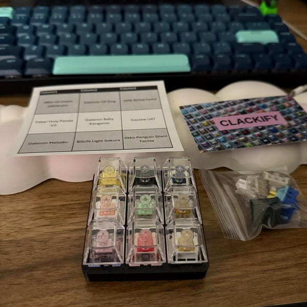 Custom Mechanical Keyboard Switch Tester (choose Between 9 and 49 ...