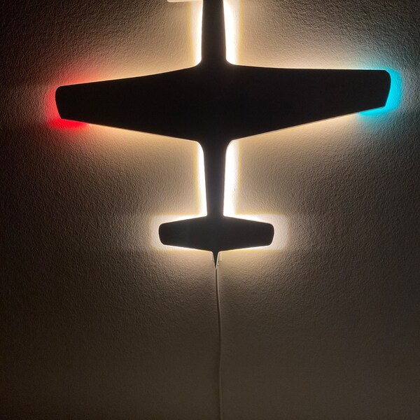 F16 Fighting Falcon Viper - Jet Fighter Plane LED Wood Wall Picture ...