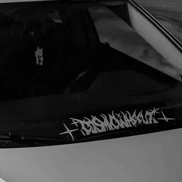COSMICWHEELZ JDM Banner Decal: Waterproof Vinyl Window Sticker - Etsy