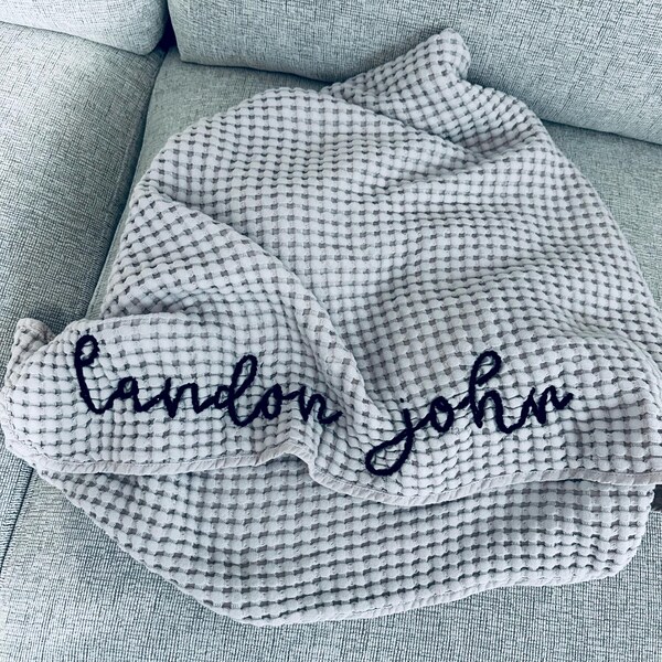 Hand Embroidered Name Hoop, Personalized Embroidery Hoop, Baby Name ...