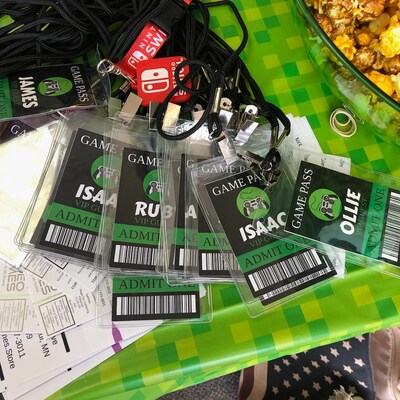 GAME OVER Video Game Party Tag, Instant Download, Use Own Wording ...