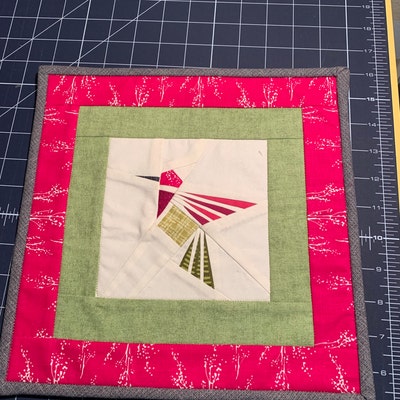 Hummingbird Paper Pieced PDF Quilt Block Pattern - Etsy