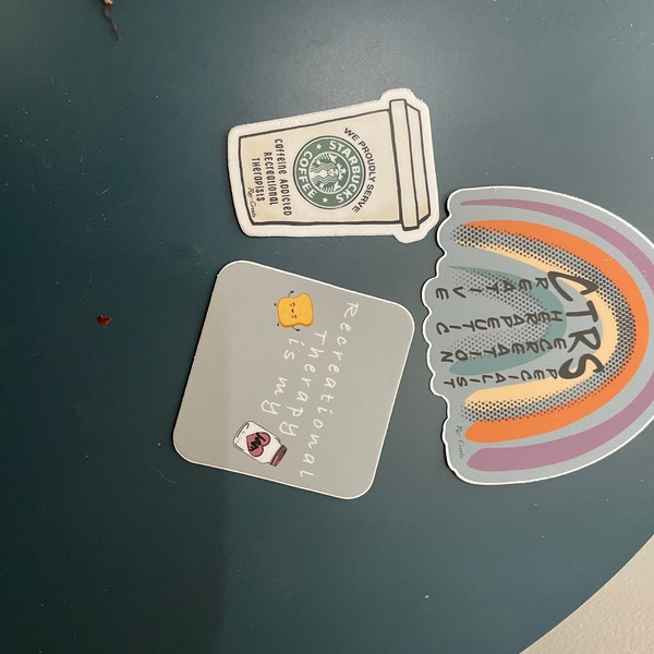 Recreation Therapy Stickers - Etsy