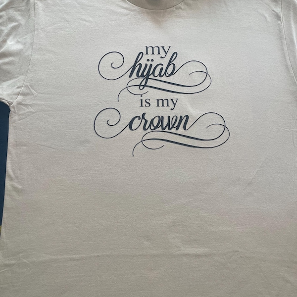 Hijab is My Crown Svg, Islamic SVG Cutting Files, Muslim Women Girl ...