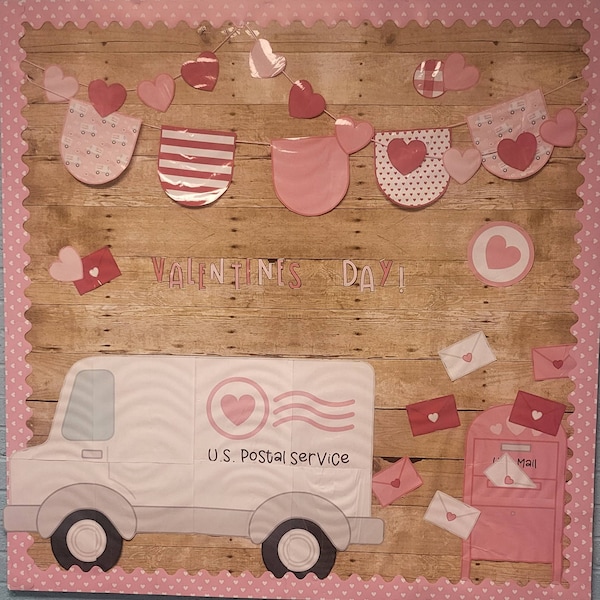 Postal Truck - Special Delivery - Valentines - February Bulletin Board ...