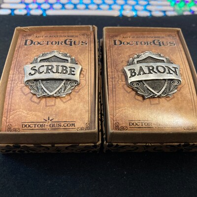 Baron Class Badge RPG Character Class Pin Handcrafted Pewter ...