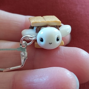 S’mores Turtle Kawaii - Polymer Clay Charms- Stitch Markers - Etsy