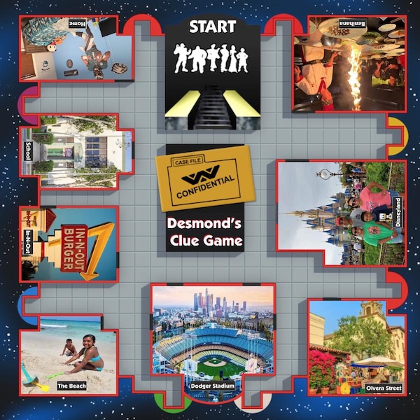 Custom Clue Board Game, Personalized Detective Mystery, Family ...