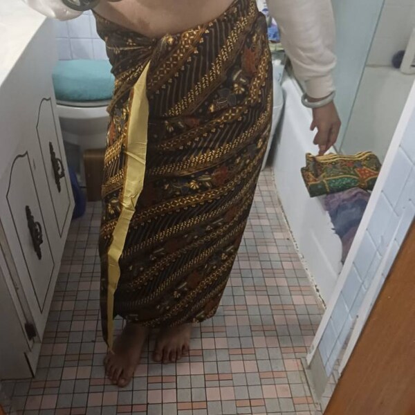 Garuda Javanese Indonesian Batik Fabric Bird of Paradise Traditional ...