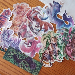 A4 Print 'three Tailed Lotus Fox' - Etsy