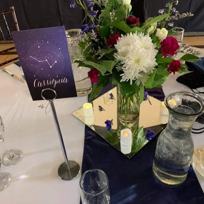 Starry Night Table Numbers, Constellation Table Numbers Celestial Table ...