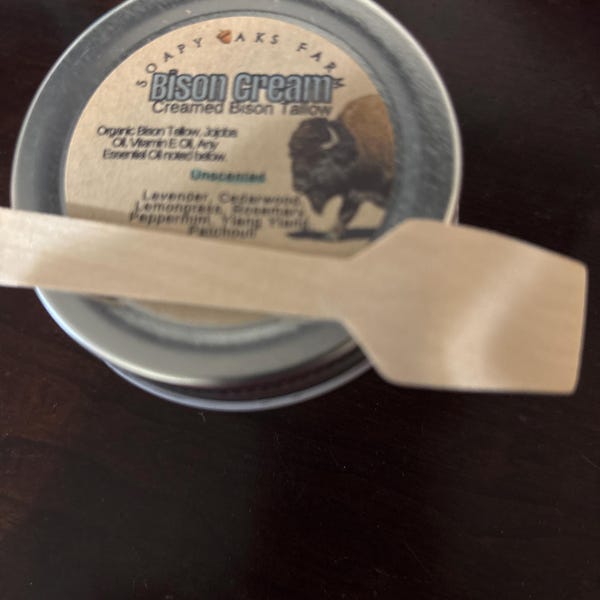 Tallow Cream Organic Grass Fed Bison - Etsy