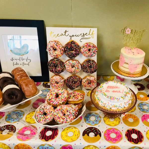 Donut Be Shy Take A Treat - Donut Sign - Donut Wall Sign - Donut Stand ...