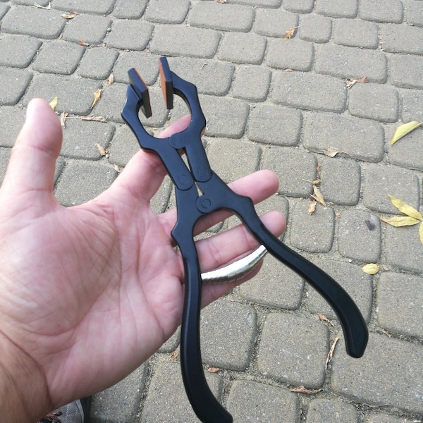 Leathermob Atelier Amy Roke Leather Clamp Pincer Plier Clamping ...