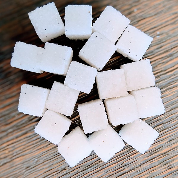 Infused Mini Sugar Cubes -50 Count Box- Handcrafted, for Tea or ...