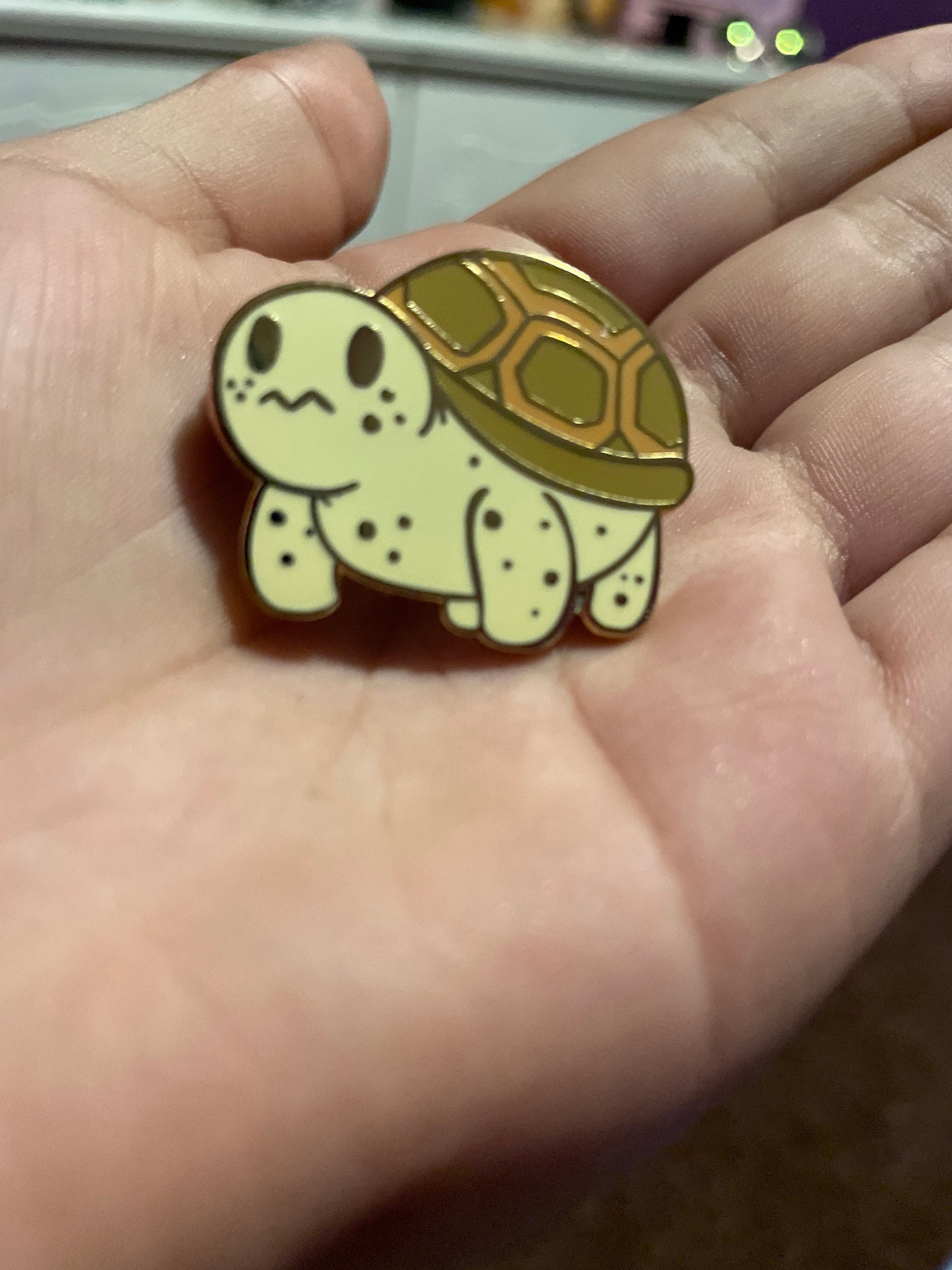 Turtle Enamel Pin | Etsy