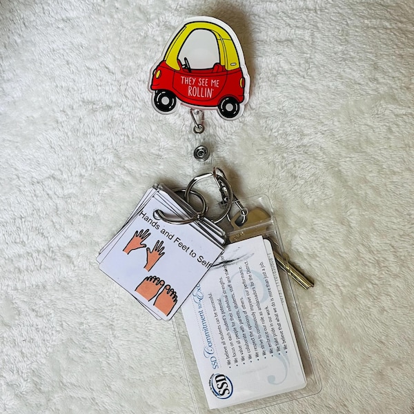 Floral Fetus Badge Reel, L&D Nurse Gift, Labor Delivery Nurse Accessory ...