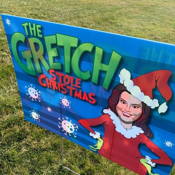 Biden for Prison YARD SIGN 18in X 24in Double Sided & Frame Sleepy Joe ...