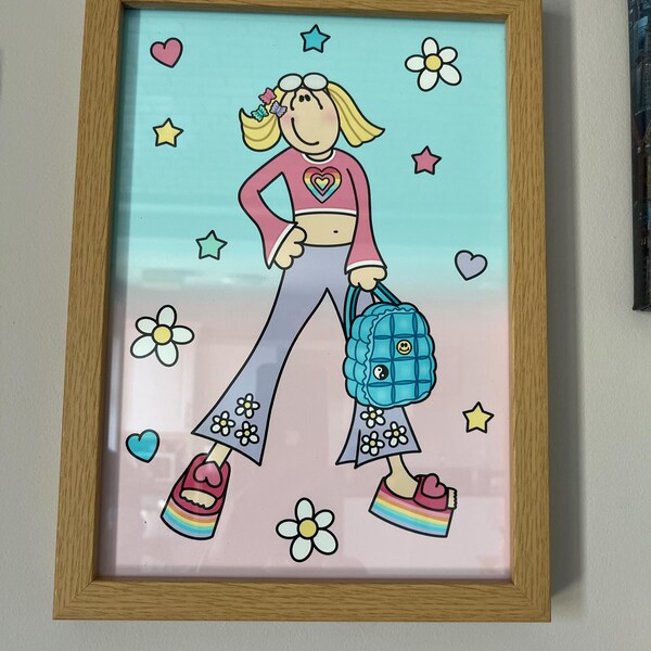 Groovy Chick Sister Birthday Card | Personalised With Any Age | Card ...