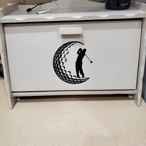 Male Golf Ball Decal Vinyl Decal Car Decal Computer Decal Sports Decal ...