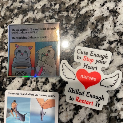 Emergency Room Nurse Sticker Emergency Department Nurse - Etsy