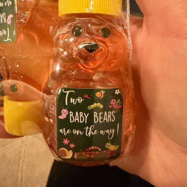 Honey, 15 Mini Honey Bears, Custom Honey Bears, Pure Raw FL Honey ...