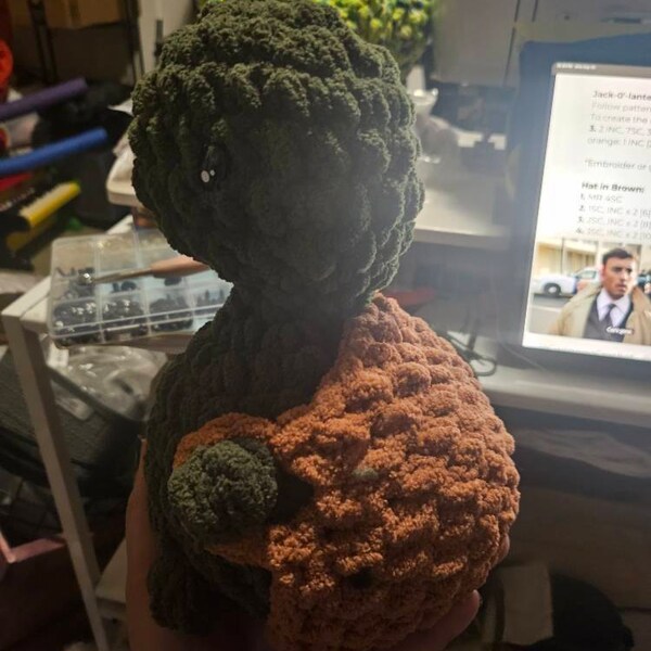 Trunk the Trendy Turtle, NO-SEW Crochet Amigurumi PDF Pattern, Inc ...